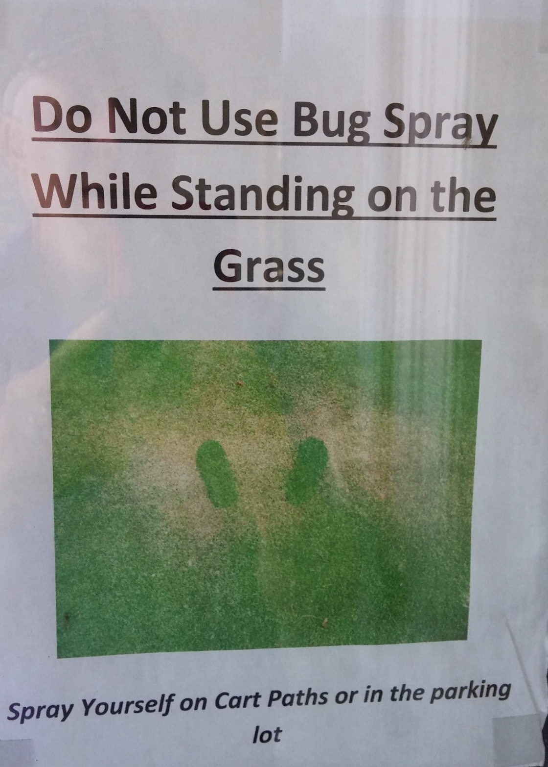 Bug Spray and Golf | The Grateful Golfer