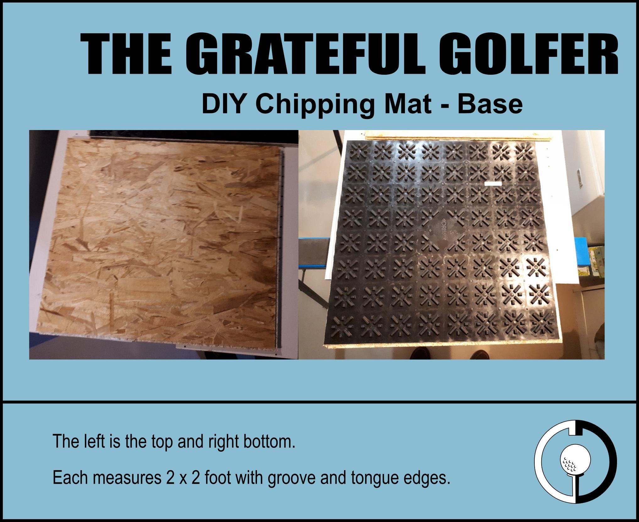 DIY Chipping Mat | The Grateful Golfer