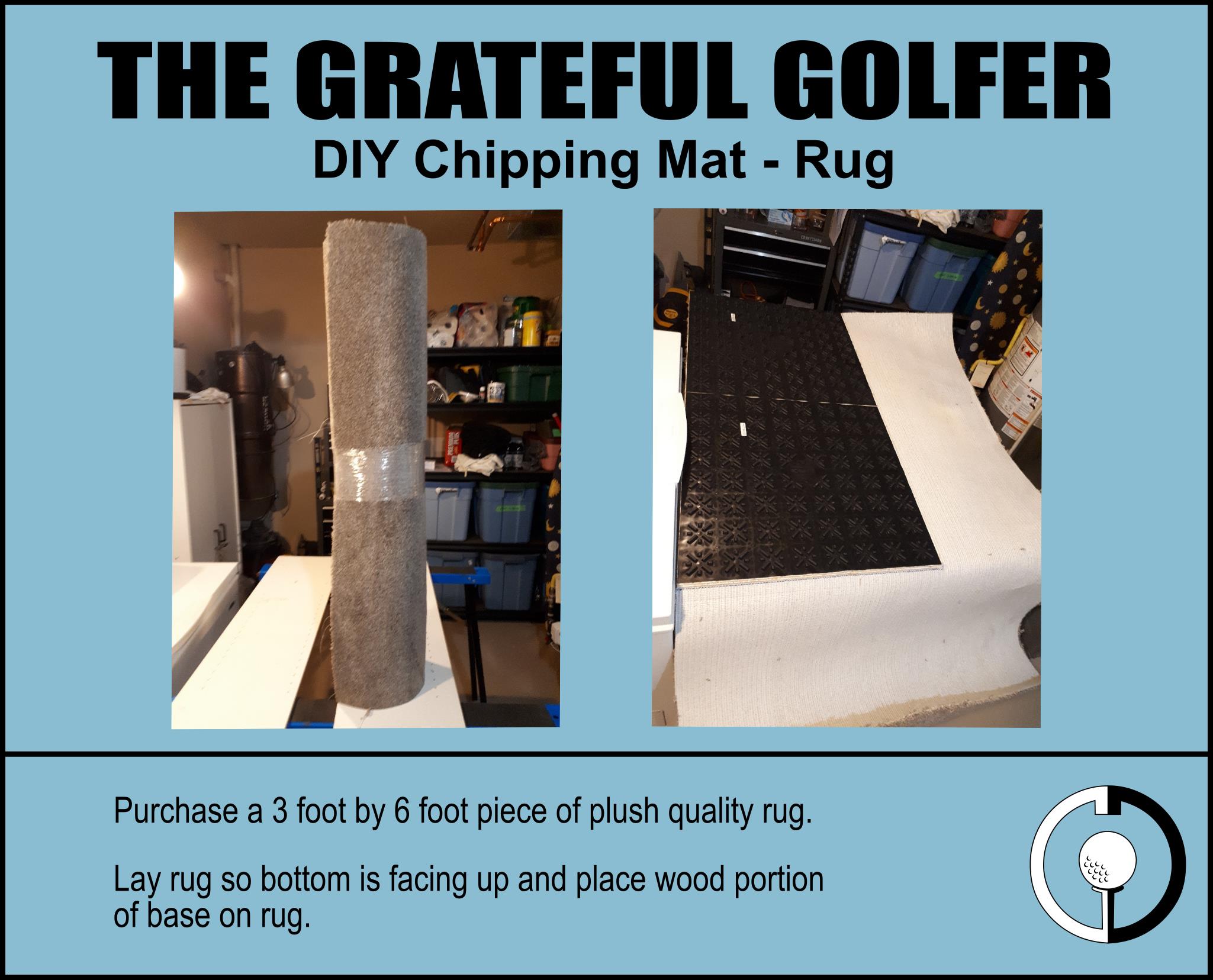 DIY Chipping Mat | The Grateful Golfer