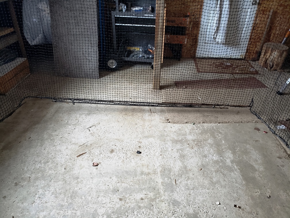 My DIY Indoor Driving Net | The Grateful Golfer